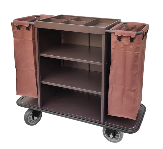 Brown Maid Cart - Hotel Products Direct