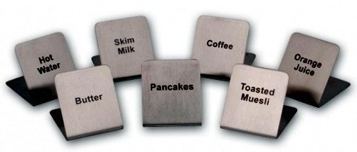 MILK – BUFFET SIGN - Hotel Products Direct