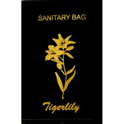 Tigerlily Black Sani bags x 100 – Hotel Products Direct